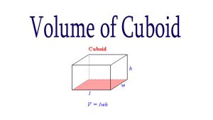 Definition Of Cuboid – Surface Area, Volume & Basic Properties